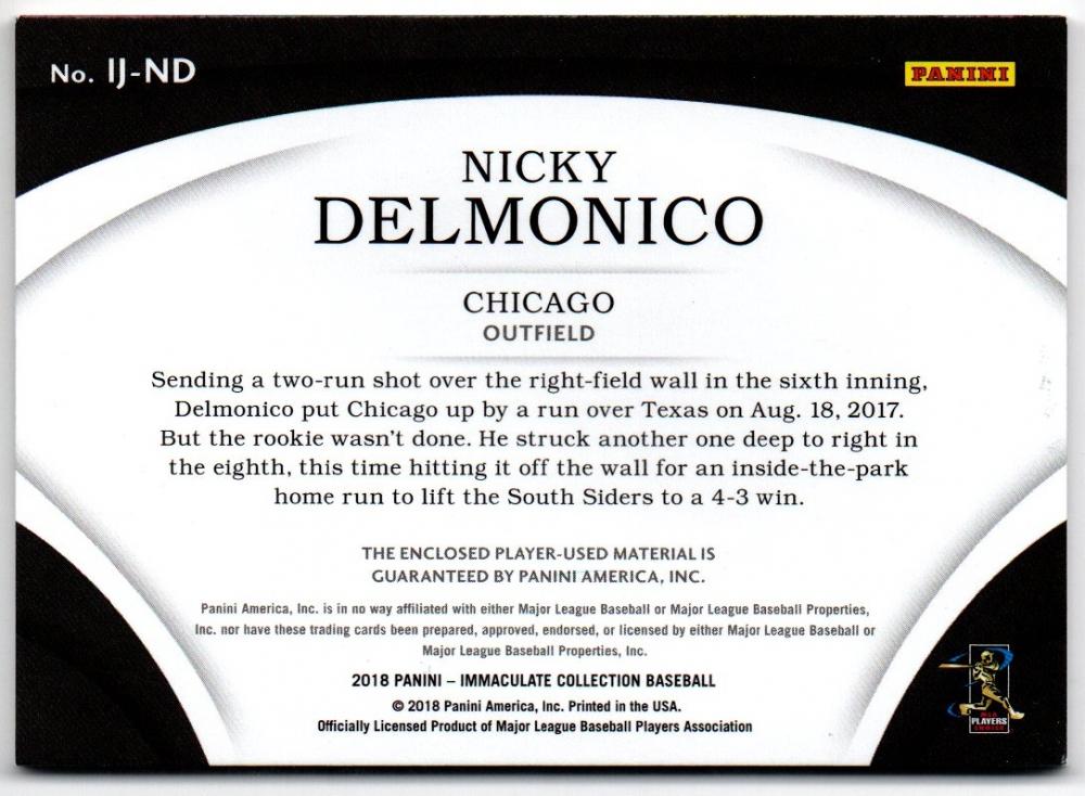 ミントモール / MINT 横浜店 / 2018 PANINI Immaculate Collection Immaculate Jumbo ...