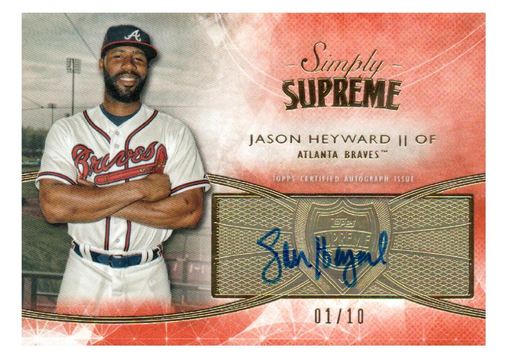 ミントモール / MINT 梅田店 / 2014 TOPPS Supreme Jason Heyward Autograph 01/10 ...