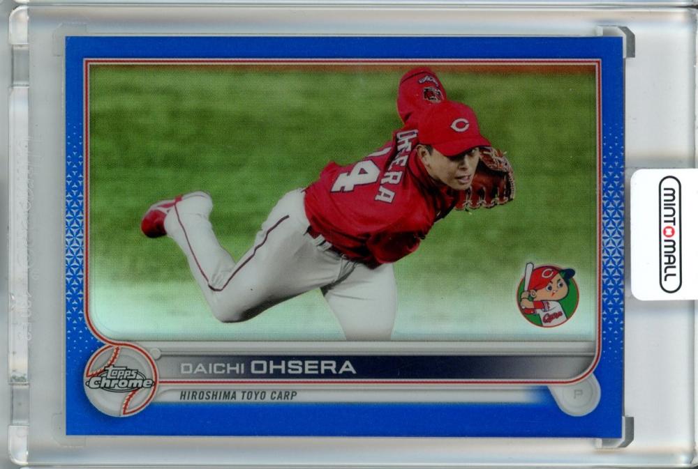 ミントモール / MINT 池袋店 / 2022 Topps NPB Chrome 広島 大瀬良大地 Base, Blue Parallel 087/150