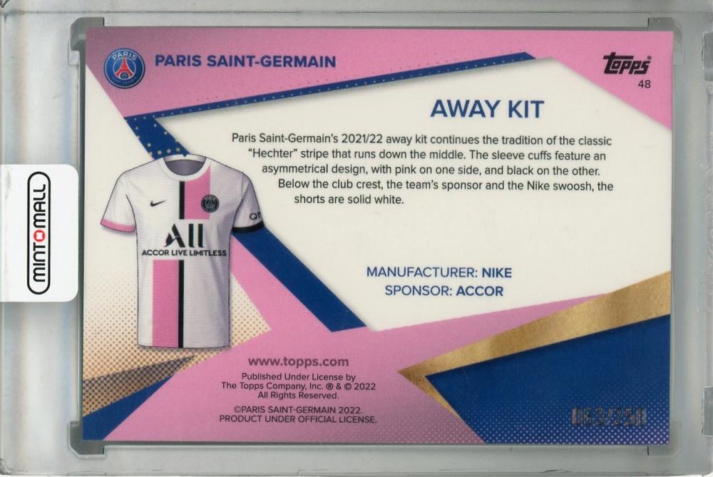 ミントモール / MINT 浦和店 / 2021-22 Topps Paris Saint-Germain Team Set Danilo ...
