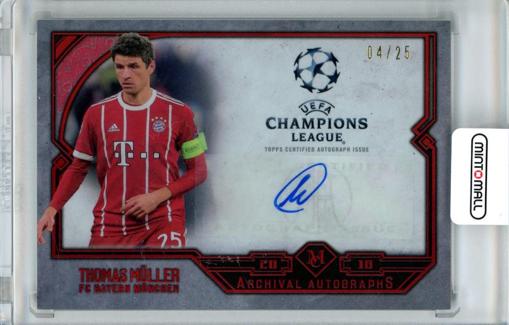 ミントモール / MINT 札幌店 / 2017-18 TOPPS Museum Collection UEFA Champions League Soccer Thomas Muller ...