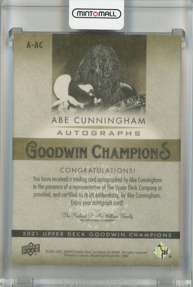 ミントモール / MINT 浦和店 / 2021 Upper Deck Goodwin Champions Abe Cunningham ...