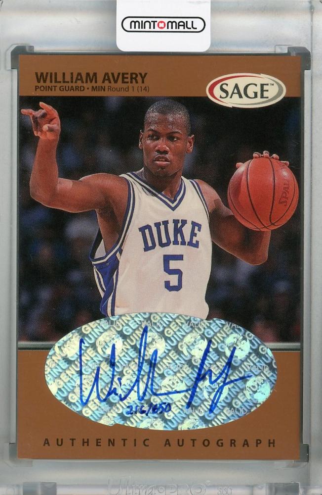 ミントモール / MINT 浦和店 / 1999 SAGE William Avery Autographs Bronze(パラレル版 ...