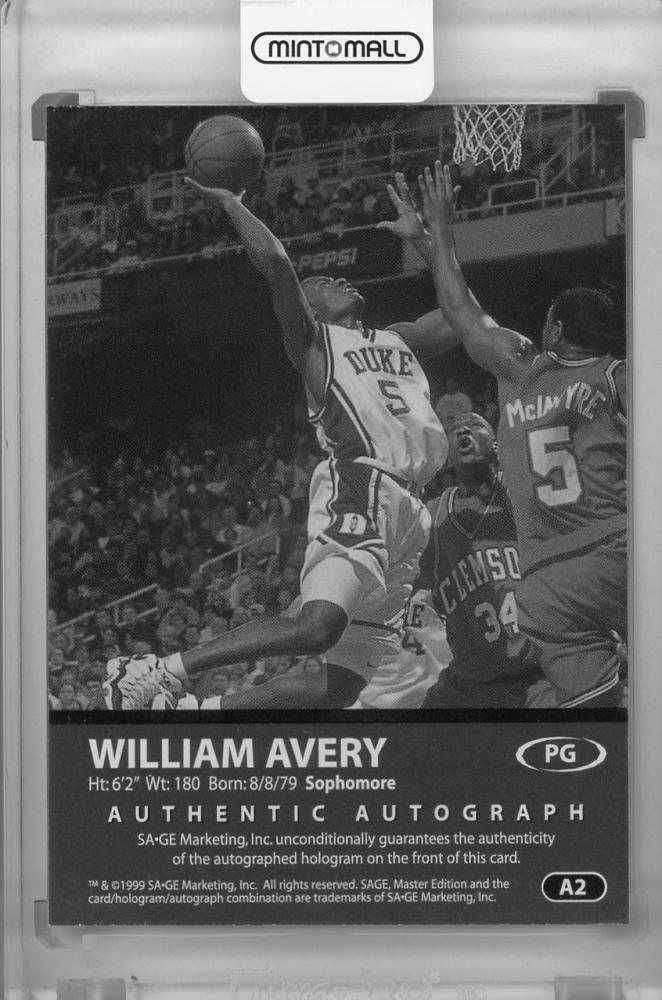 ミントモール / MINT 浦和店 / 1999 SAGE William Avery Autographs Bronze(パラレル版 ...