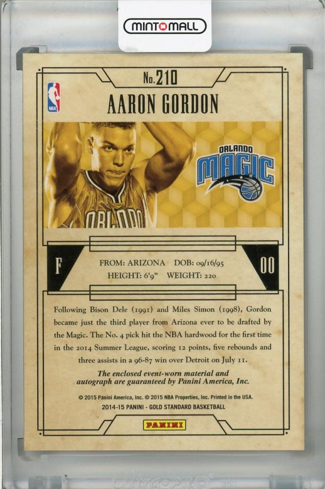 ミントモール / MINT 浦和店 / 2014-15 Panini Gold Standard Orlando Magic Aaron ...