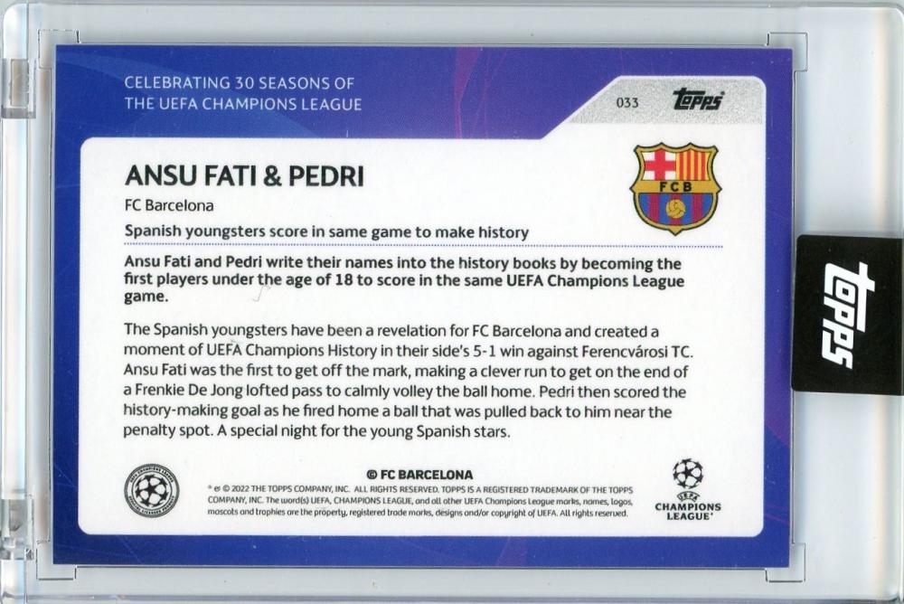 ミントモール / MINT 新宿店 / 2022-23 TOPPS UEFA Champions League - 30 Seasons ...
