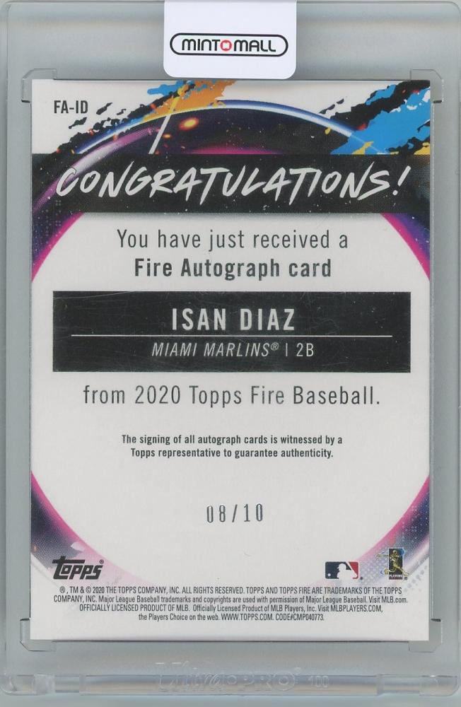ミントモール / MINT 広島店 / 2020 Topps Fire Fire Autograph Gold Parallel Isan ...