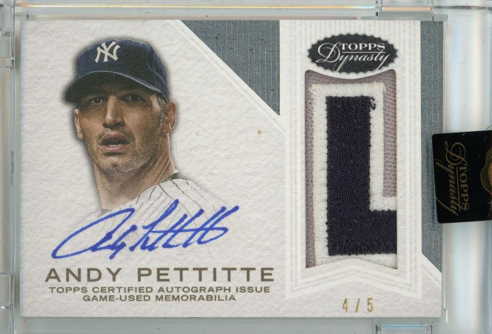 ミントモール / MINT 札幌店 / 2016 TOPPS Dynasty Andy Pettitte Autograph Patch ...