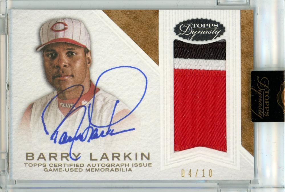 ミントモール / MINT 札幌店 / 2016 TOPPS Dynasty Barry Larkin Autograph Patch 10枚 ...