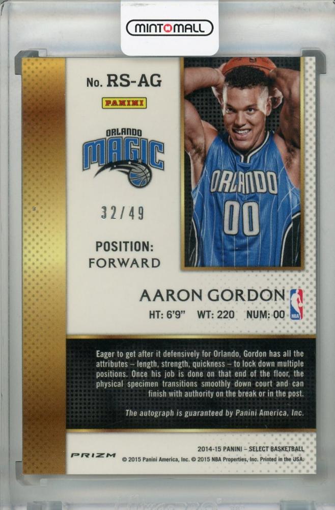 ミントモール / MINT 浦和店 / 2014-15 Panini Select Orlando Magic Aaron Gordon ...