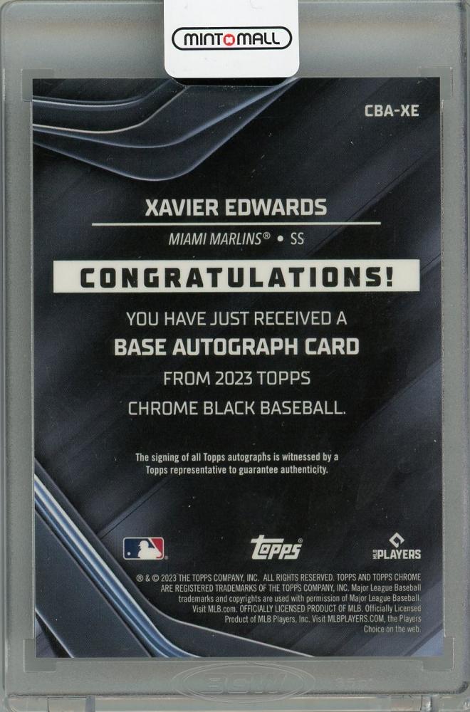 ミントモール / MINT 浦和店 / 2023 Topps Chrome Black Miami Marlins Xavier ...