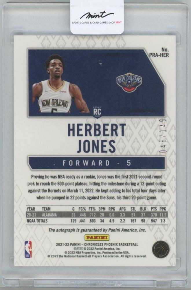 ミントモール / MINT 横浜店 / 2021-22 PANINI Chronicles Phoenix Rookie Autographs ...