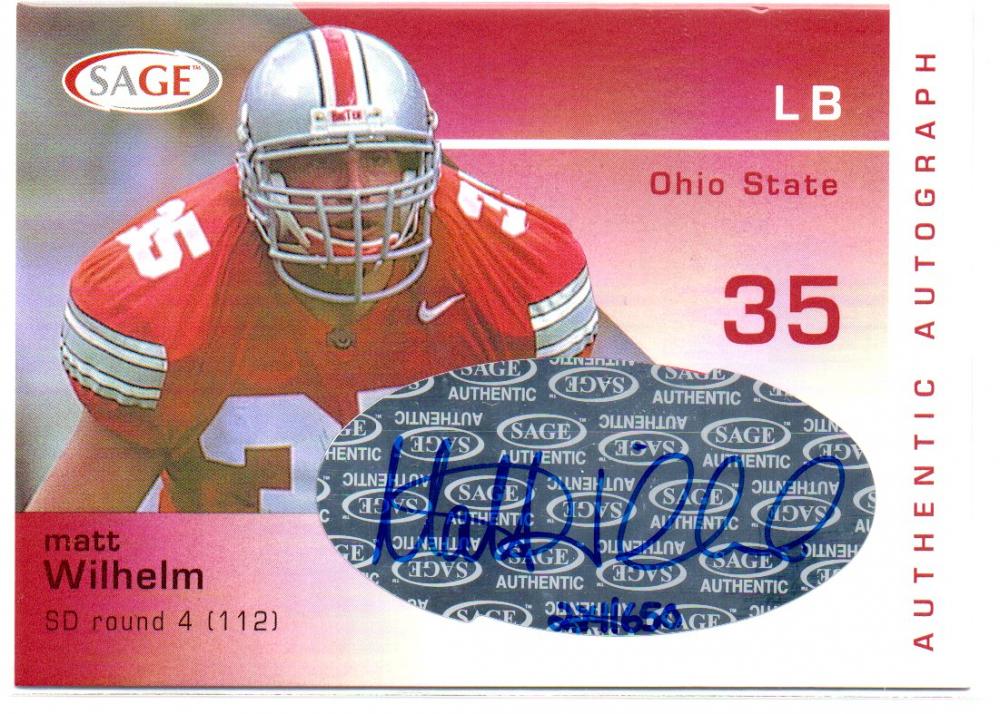 ミントモール / MINT 三宮店 / 2003 SAGE HIT Matt Wilhelm Autographs 224/650
