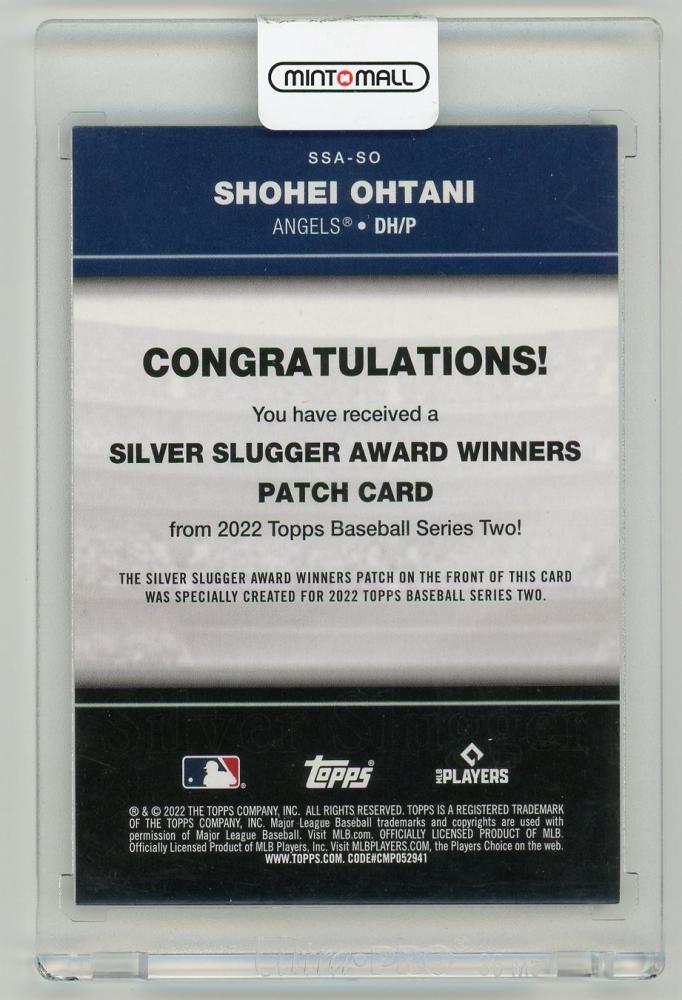 ミントモール / MINT LAB TOKYO店 / 2022 Topps Series 2 Silver Slugger Award ...