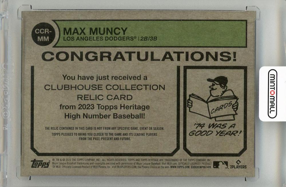 ミントモール / MINT 新宿店 / 2023 TOPPS Heritage Clubhouse Collection Relics # ...