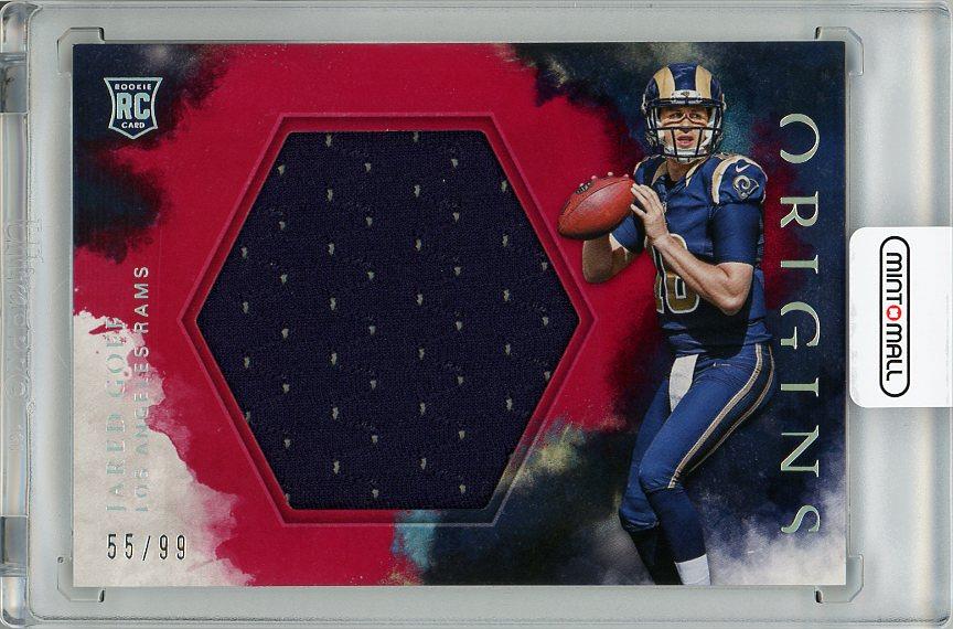 ミントモール / MINT 梅田店 / 2016 PANINI Origins Jared Goff Player Worn Material ...
