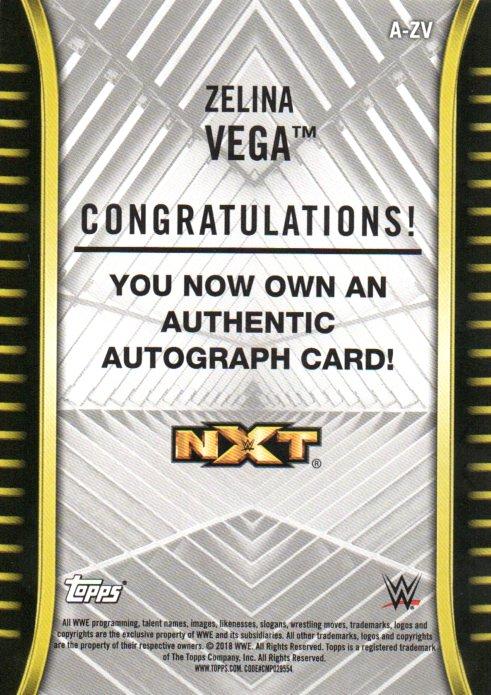 ミントモール / MINT 梅田店 / 2018 TOPPS WWE NXT Zelina Vega Autograph