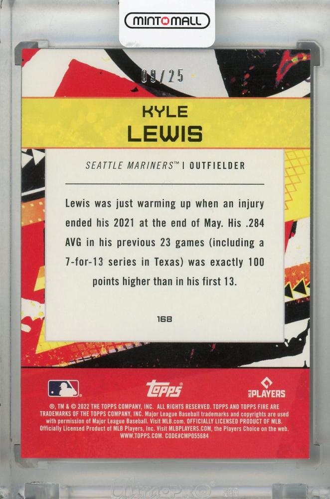 ミントモール / MINT 浦和店 / 2022 Topps Fire Seattle Mariners Kyle Lewis Base ...