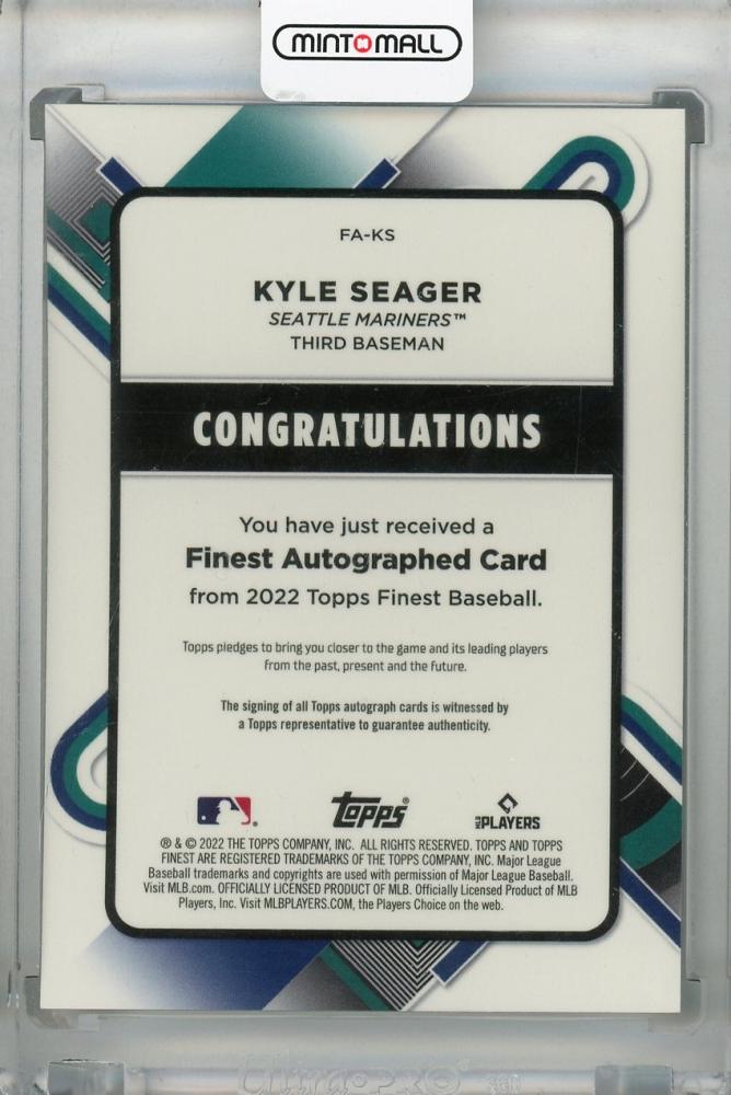 ミントモール / MINT 浦和店 / 2022 Topps Finest Seattle Mariners Kyle Seager ...