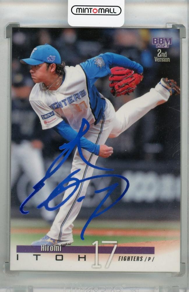 ミントモール / MINT 浦和店 / 2023 BBM 2nd version 北海道日本ハムファイターズ 伊藤大海 レギュラーカード 青箔サイン版(パラレル版) 37/75