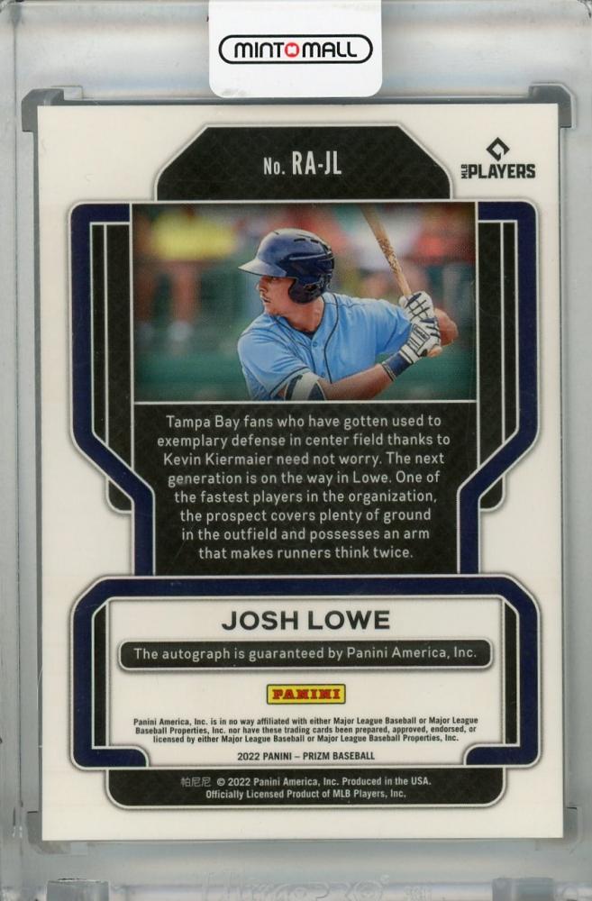 ミントモール / MINT 浦和店 / 2022 Panini Prizm Tampa Bay Josh Lowe Rookie Autographs