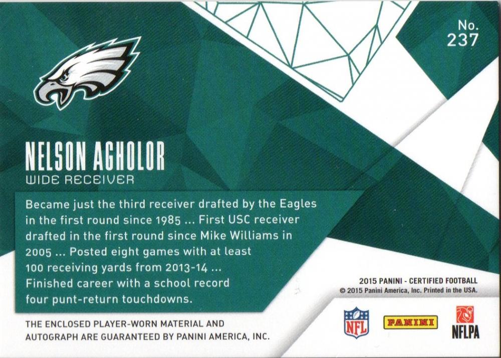 ミントモール / MINT 梅田店 / 2015 PANINI Certified Nelson Agholor Rookie ...