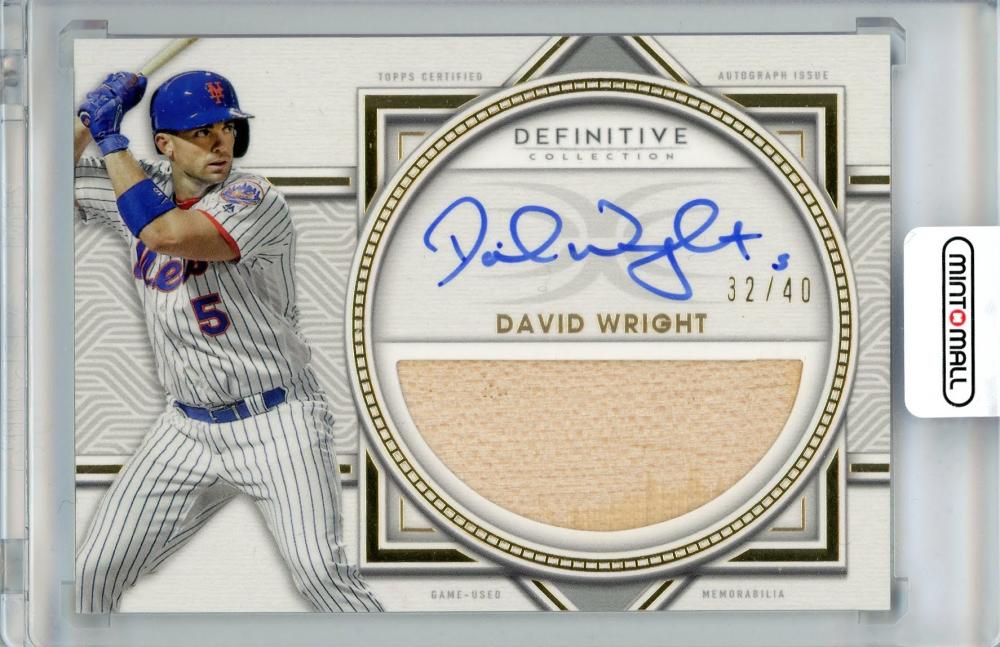 ミントモール / MINT 札幌店 / 2022 TOPPS Definitive Collection David Wright Definitive Autograph Relic ...