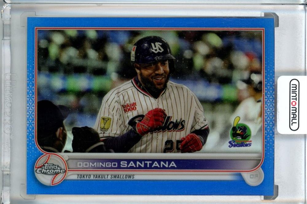 ミントモール / MINT 池袋店 / 2022 Topps NPB Chrome 東京ヤクルト D.サンタナ Base, Blue Parallel 076/150