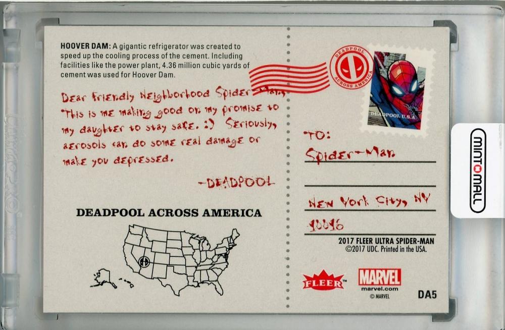 ミントモール / MINT 浦和店 / 2017 Fleer Ultra Spider-Man Hoover Dam Deadpool ...