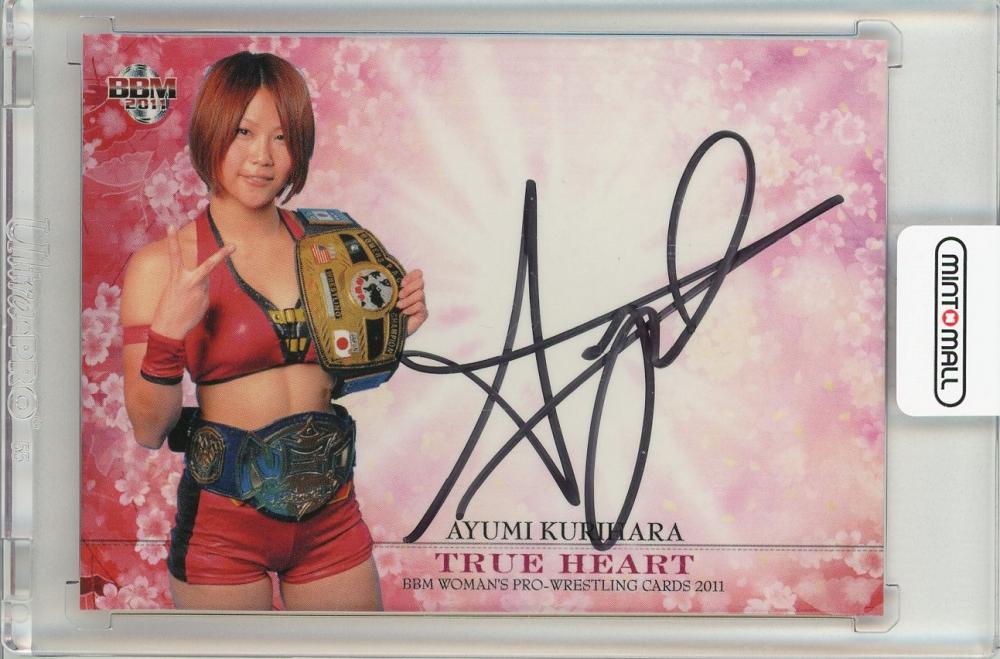 ミントモール / MINT 新宿店 / 2011 BBM 女子プロレスカード TRUE HEART 直筆サインカード / 栗原あゆみ 【36/42】