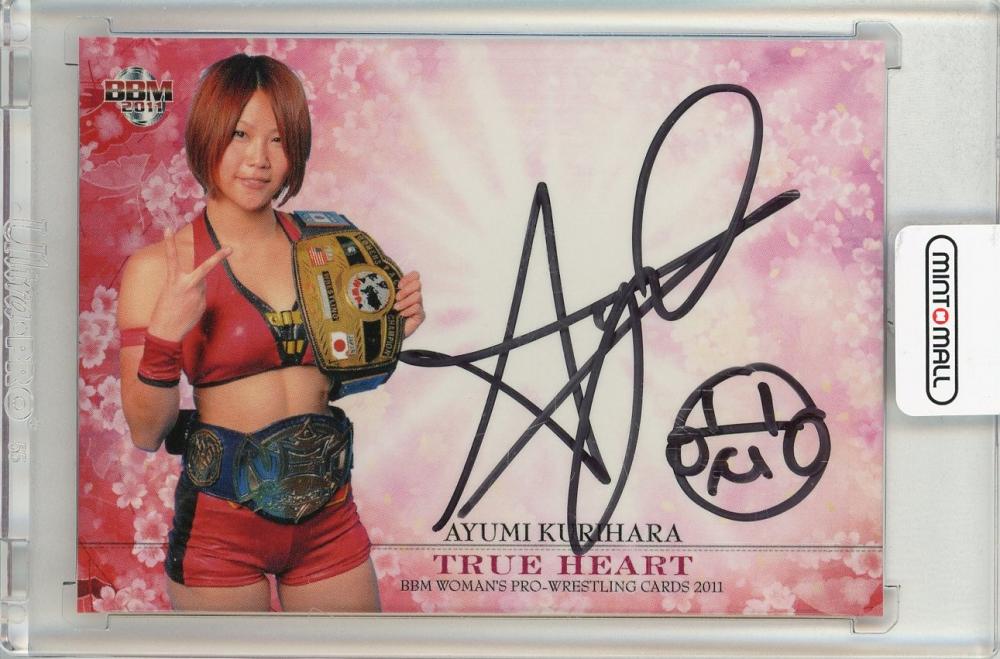 ミントモール / MINT 新宿店 / 2011 BBM 女子プロレスカード TRUE HEART 直筆サインカード / 栗原あゆみ 【17/42】