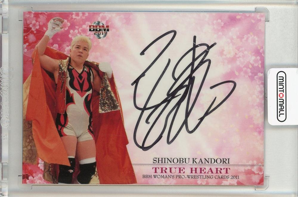 ミントモール / MINT 新宿店 / 2011 BBM 女子プロレスカード TRUE HEART 直筆サインカード / 神取忍 【89/91】