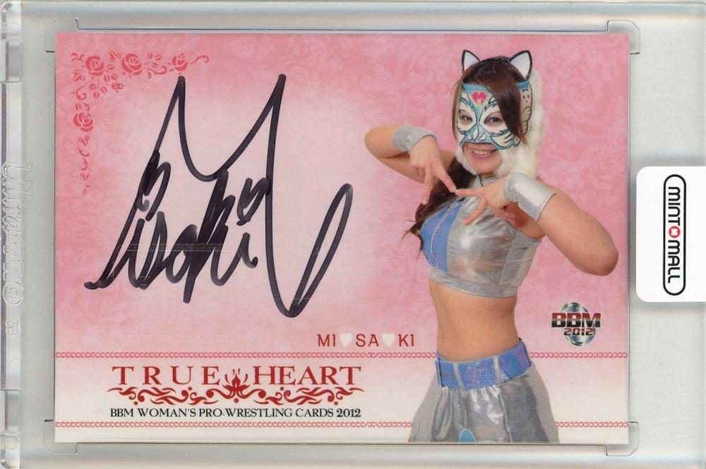 ミントモール / MINT 新宿店 / 2012 BBM 女子プロレスカード TRUE HEART 直筆サインカード / MI♡SA♡KI (大畠美咲) 【049/100】