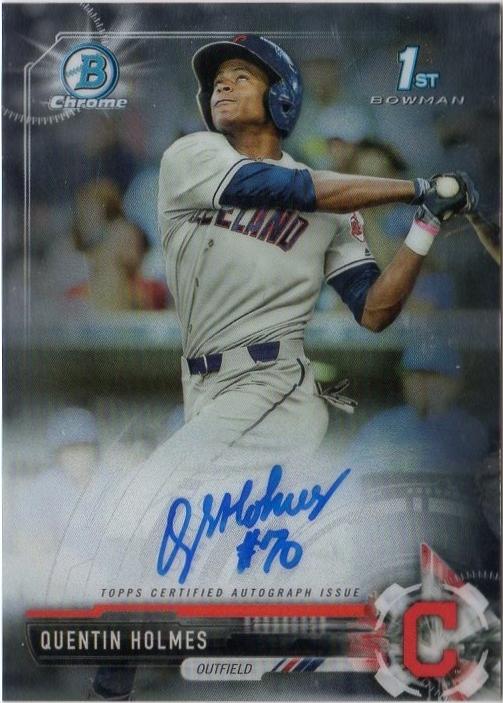 ミントモール / MINT 千葉店 / 2017 Topps Bowman Draft Quentin Holmes Autographs