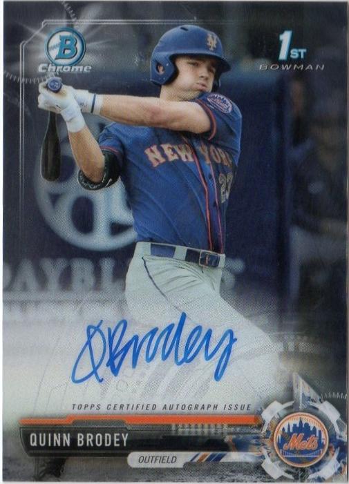 ミントモール / MINT 千葉店 / 2017 Topps Bowman Draft Quinn Brodey Autographs