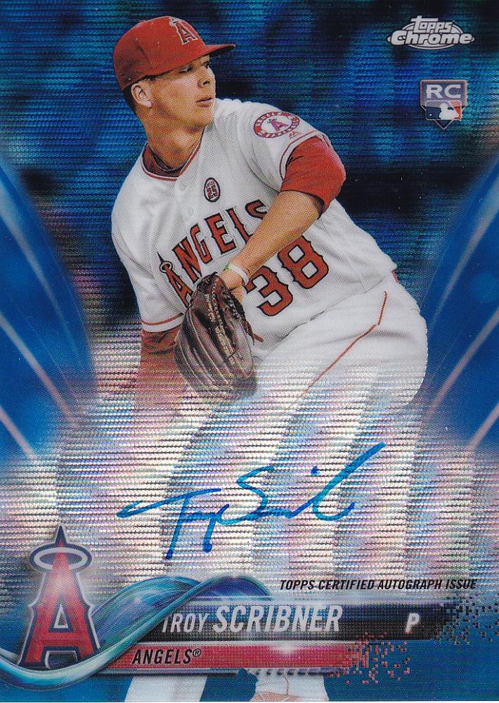 ミントモール / MINT 浦和店 / 2018 Topps Chrome Los Angeles Angels Troy Scribner ...