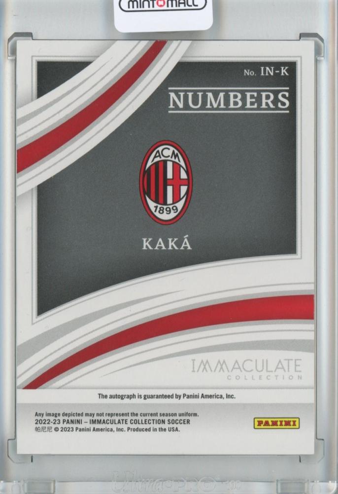ミントモール / MINT 池袋店 / 2022-23 Panini Immaculate Kaka Numbers Autograph 10/30