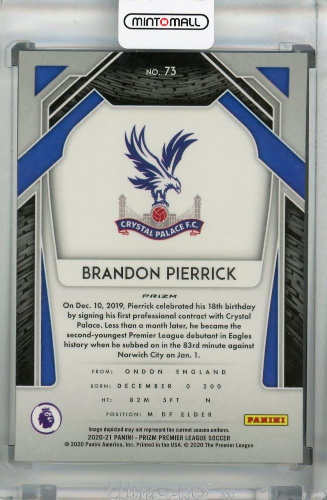 ミントモール / MINT 浦和店 / 2020-21 Panini Prizm Premier League Crystal Palace ...