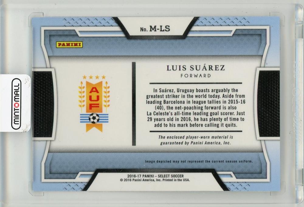 ミントモール / MINT 渋谷店 / 2016‐17 PANINI SELECT Luis Suarez Jersey Card