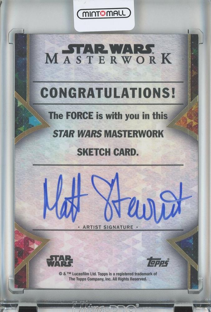 ミントモール / MINT 池袋店 / 2022 Topps Star Wars Masterwork Artist by Matt ...