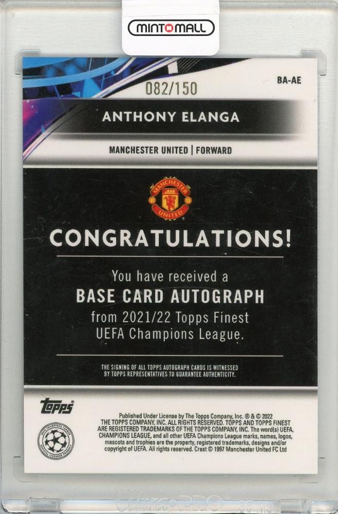 ミントモール / MINT 新宿店 / 2021-22 TOPPS Finest UEFA Champions League ...