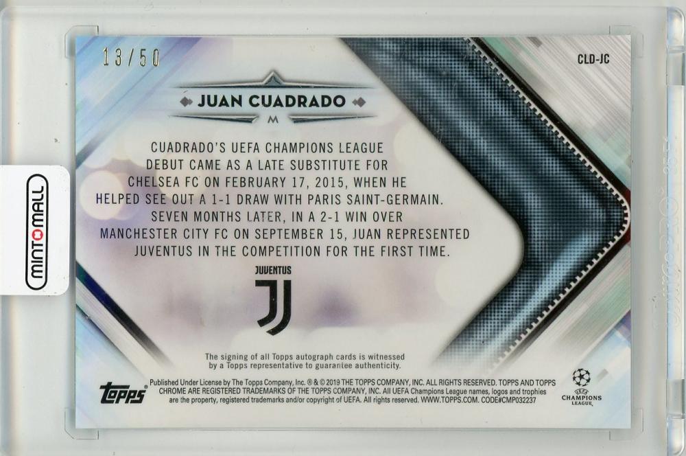 ミントモール / MINT 渋谷店 / 2018-19 TOPPS CHROME UEFA CHAMPIONS LEAGUE Juan ...