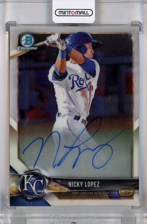 ミントモール / MINT 千葉店 / 2018 Topps Bowman Chrome Nicky Lopez Prospect ...