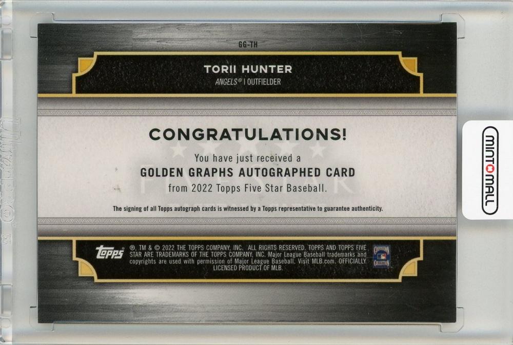 ミントモール / MINT 新宿店 / 2022 TOPPS FIVE STAR Golden Graphs #GGTH / Torii ...
