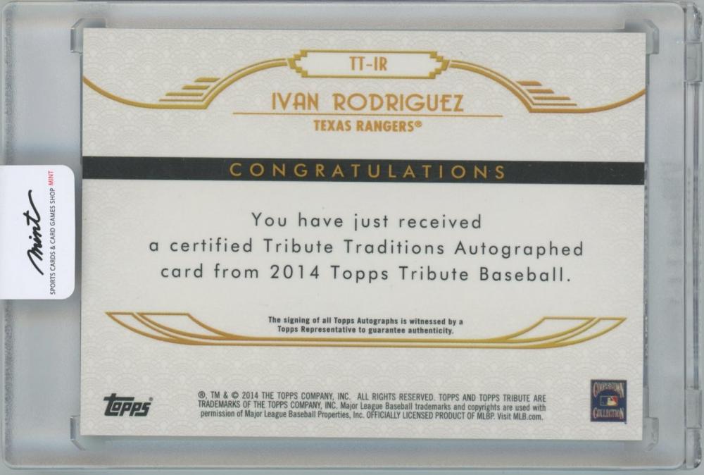 ミントモール / MINT 横浜店 / 2014 TOPPS Tribute Tribute Traditions Autographs ...