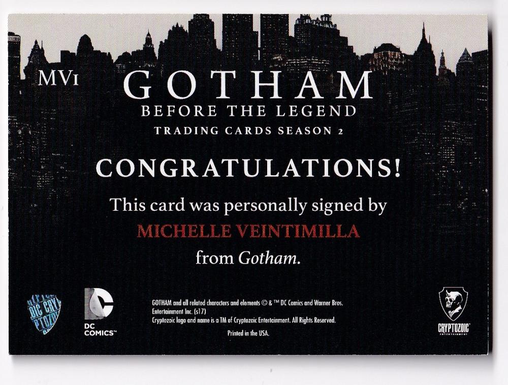 ミントモール / MINT 新宿店 / 2017 CRYPTOZOIC Gotham Season Two Autograph ...