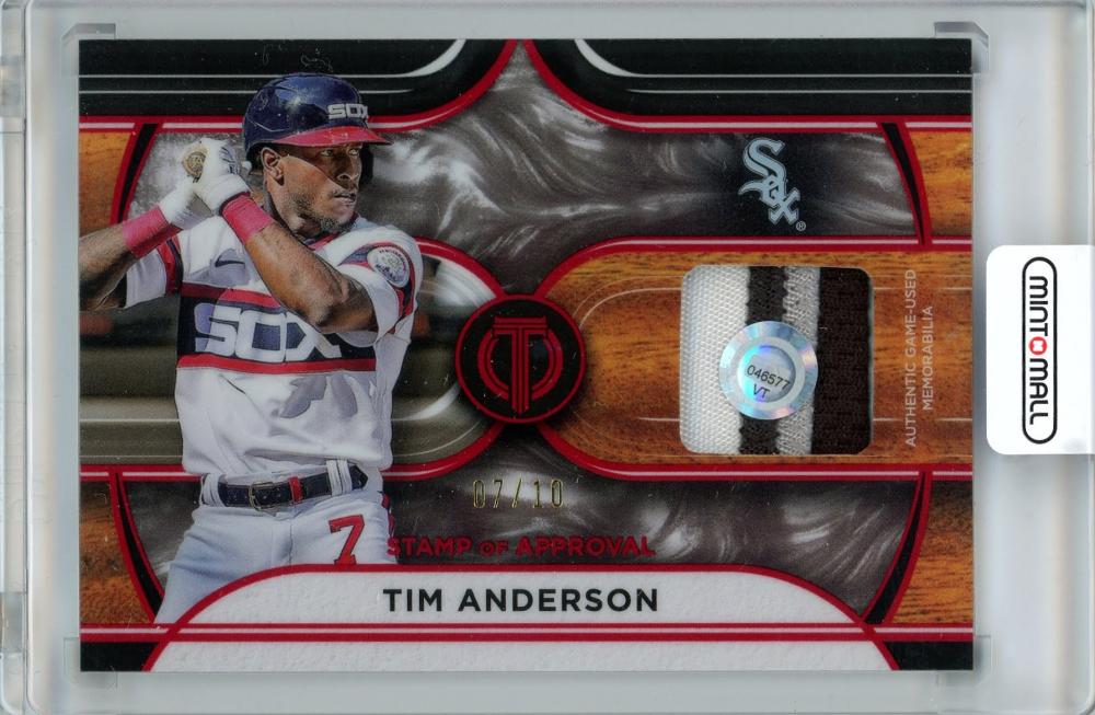 ミントモール / MINT 札幌店 / 2022 TOPPS Tribute Tim Anderson Stamp of Approval ...