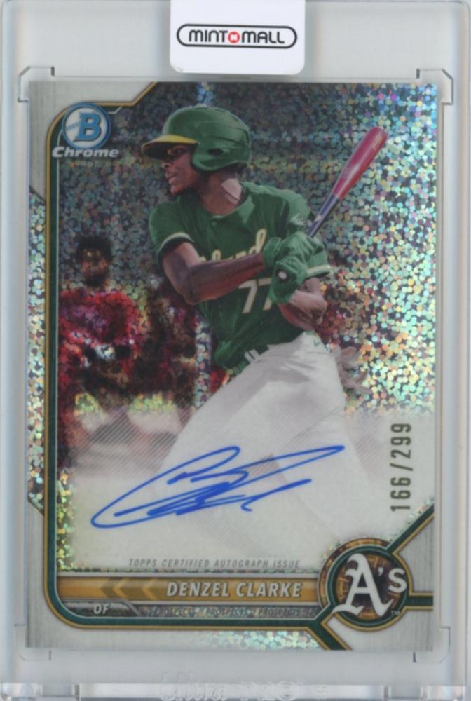 ミントモール / MINT 広島店 / 2022 Bowman Chrome Speckle Auto Denzel Clarke 166/299