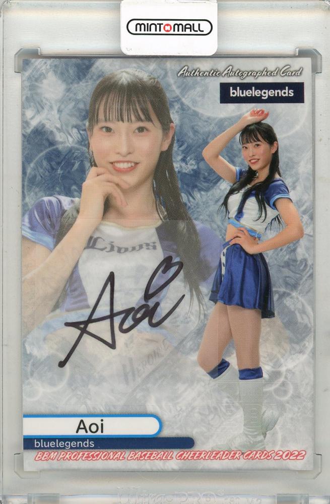 ミントモール / MINT 三宮店 / BBM 2022 プロ野球チアリーダーカード DANCING HEROINE 華 Aoi 直筆サインカード 67/90