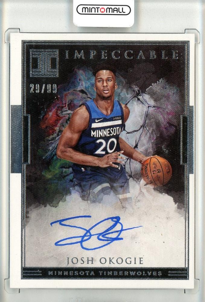 ミントモール / MINT 池袋店 / 2018-19 Panini Impeccable Josh Okogie Autograph 29/99